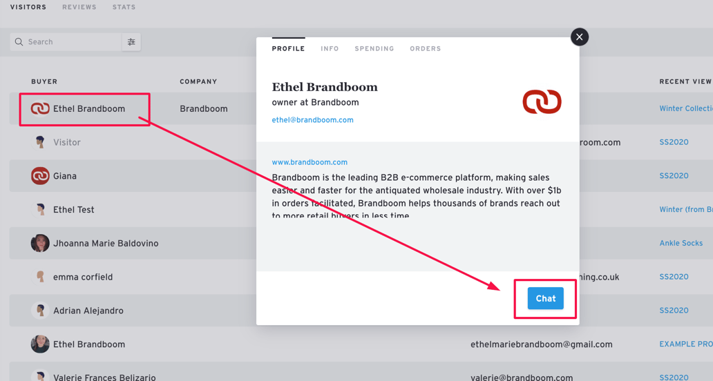 How to Chat with Visitors