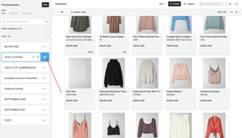 Share Panel and Share Settings